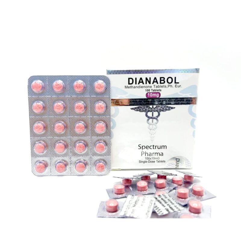 Dianabol 10mg Spectrum Pharma - 100 Tablets (USA Domestic)