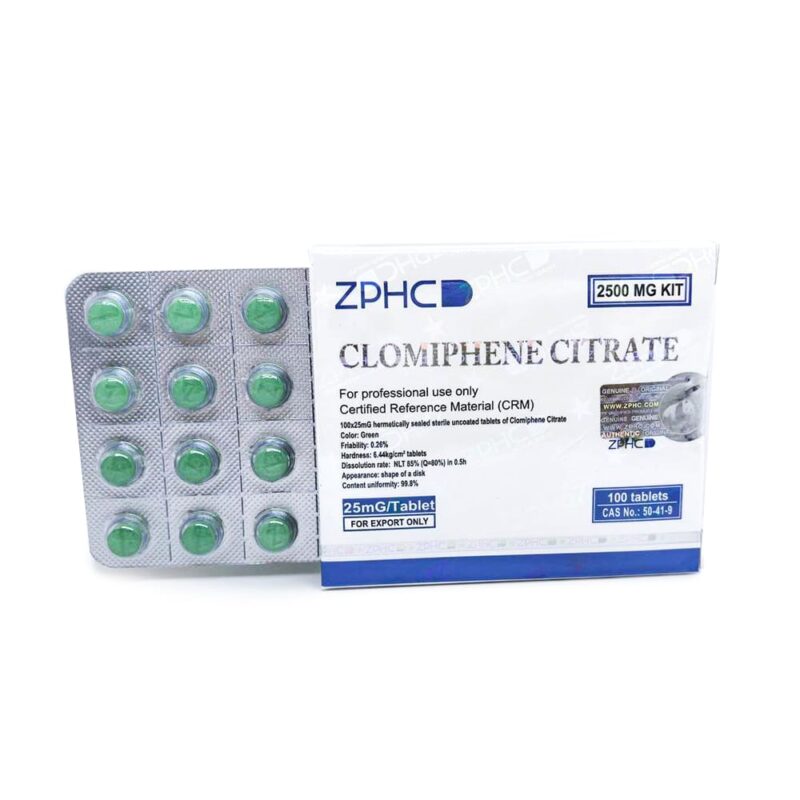 Clomiphene 25 mg (100 Tabs) | ZPHC Clomid PCT Booster