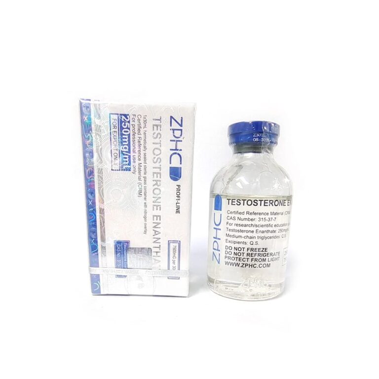 Testosterone Enanthate 250 mg/ml | ZPHC Long-Test 30 ml Vial