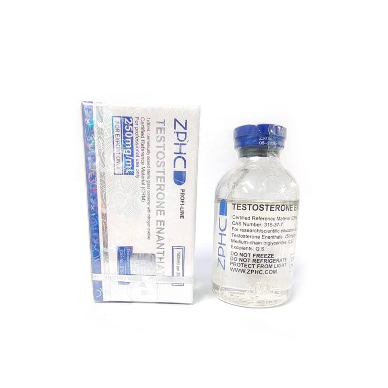 Testosterone Enanthate 250 mg/ml | ZPHC Long-Test 30 ml Vial