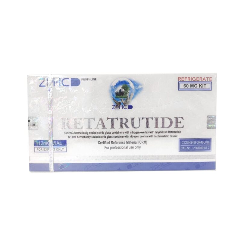 Retatrutide 60 mg | ZPHC Dual-Incretin Kit (12 mg x 5-vial)